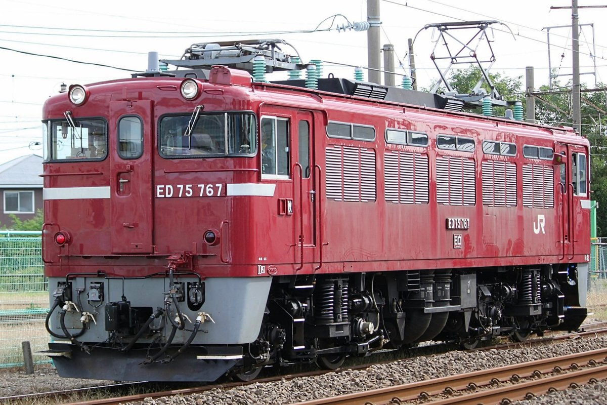 みっちょん on Twitter: "秋田総合車両センターに台検入場していたED75 767 作業終了し出場しました。"