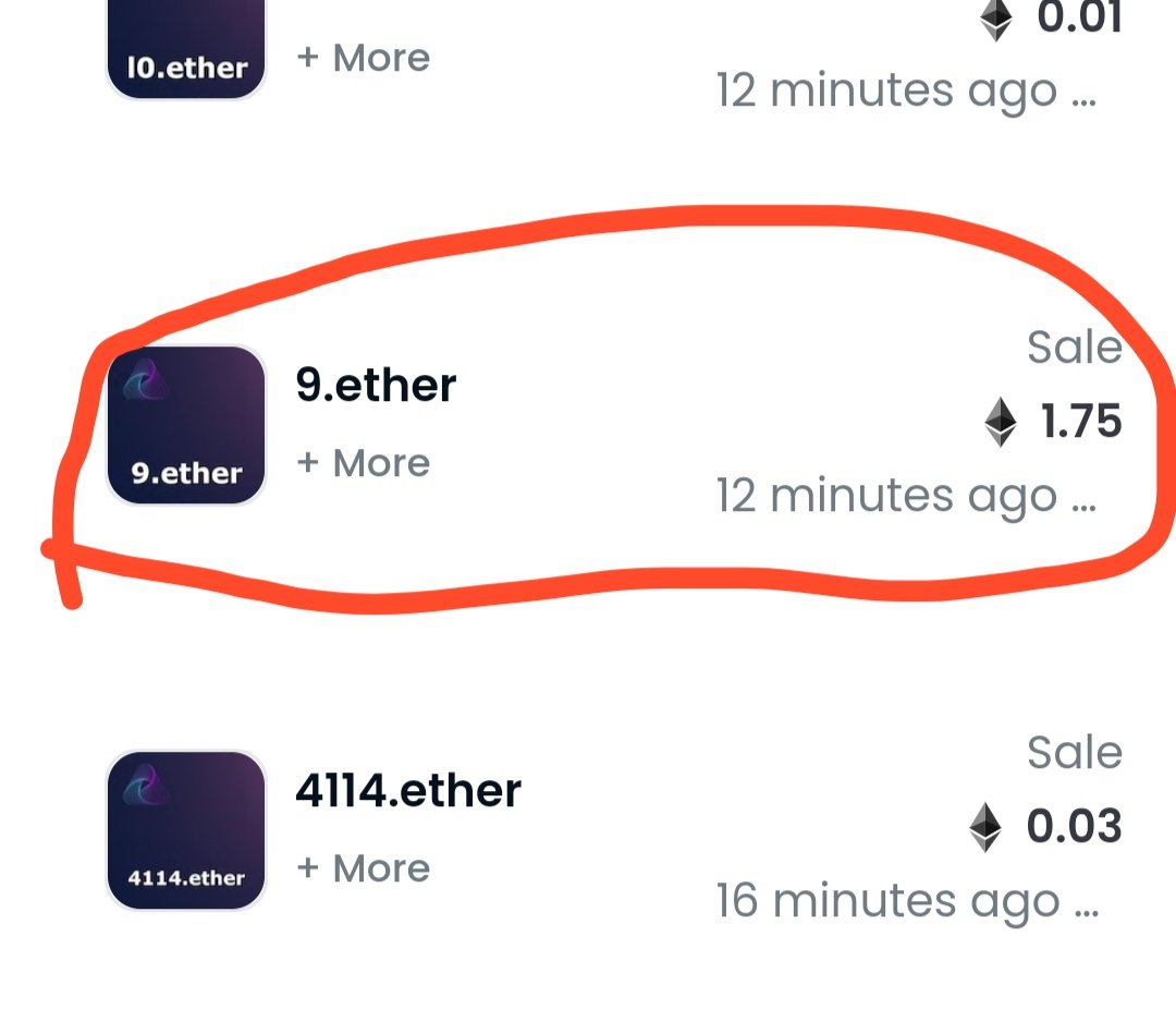 dragonstonk.eth on Twitter: "Wow, that's huge for just start of @ether_name service, but 9.ether ...