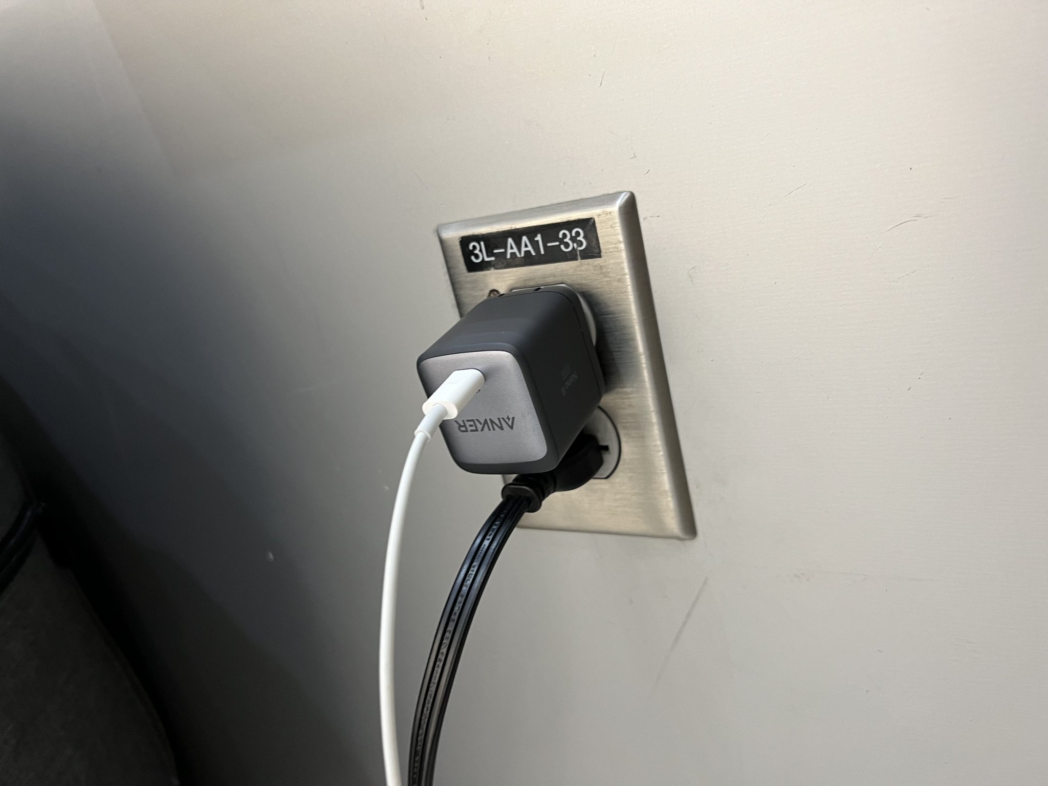 Brutus on Twitter: "Why do airports always have the worst power outlets? Currently at ...