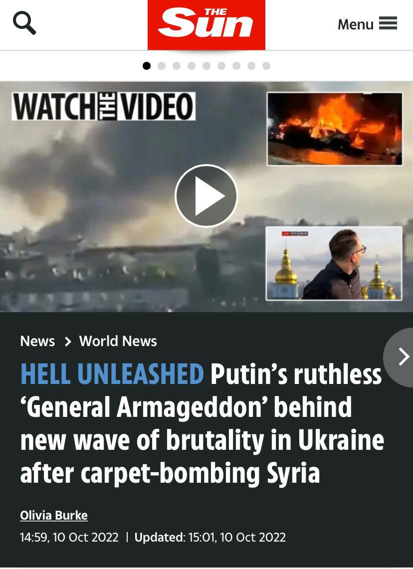 Terror Alarm on Twitter: "🚨🇷🇺🤖 War Criminal Russian "General Armageddon" is making so much noise ...