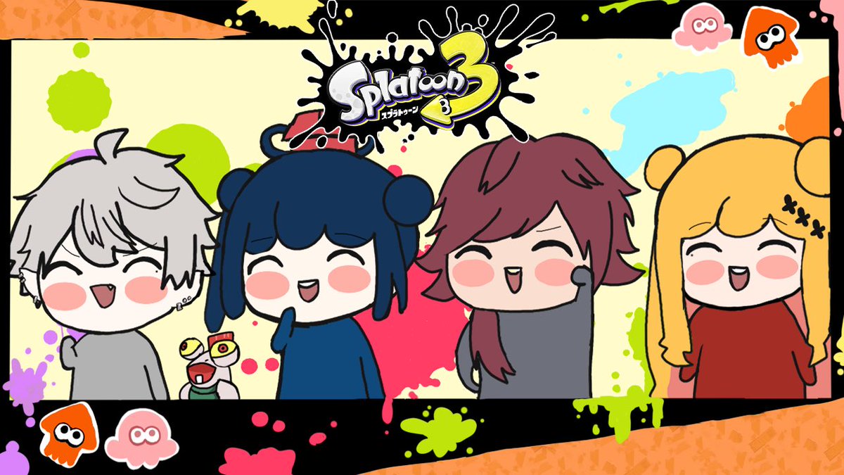 白蛇 on Twitter: "RT @xNori1014x: ファイティン〜！ #KuzuArt #イロ絵す #カルタの絵札 #Seffynart #にじスプラ祭り"