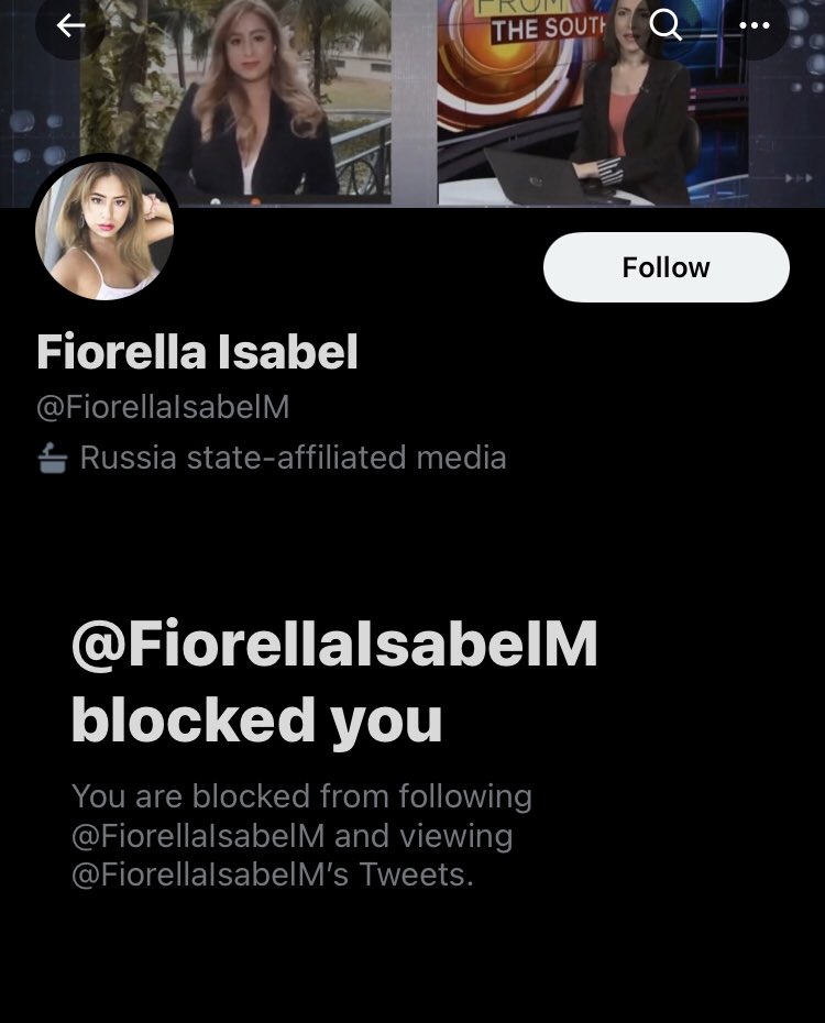 I criticize Mike a lot. But I gotta hand it to him on this one. Fiorella Isabel moved to Moscow ...