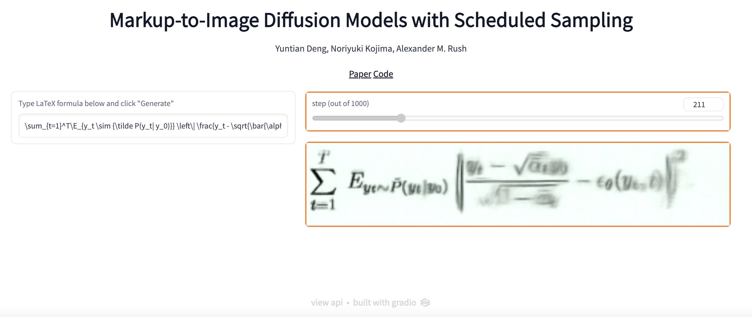 AK 🤗 in SF for the Open-Source AI meetup on Twitter: "Markup-to-Image Diffusion Models with ...
