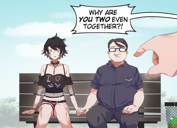 The Goth Girl Her Boyfriend Merryweather Comics さんのマンガ ツイコミ 仮