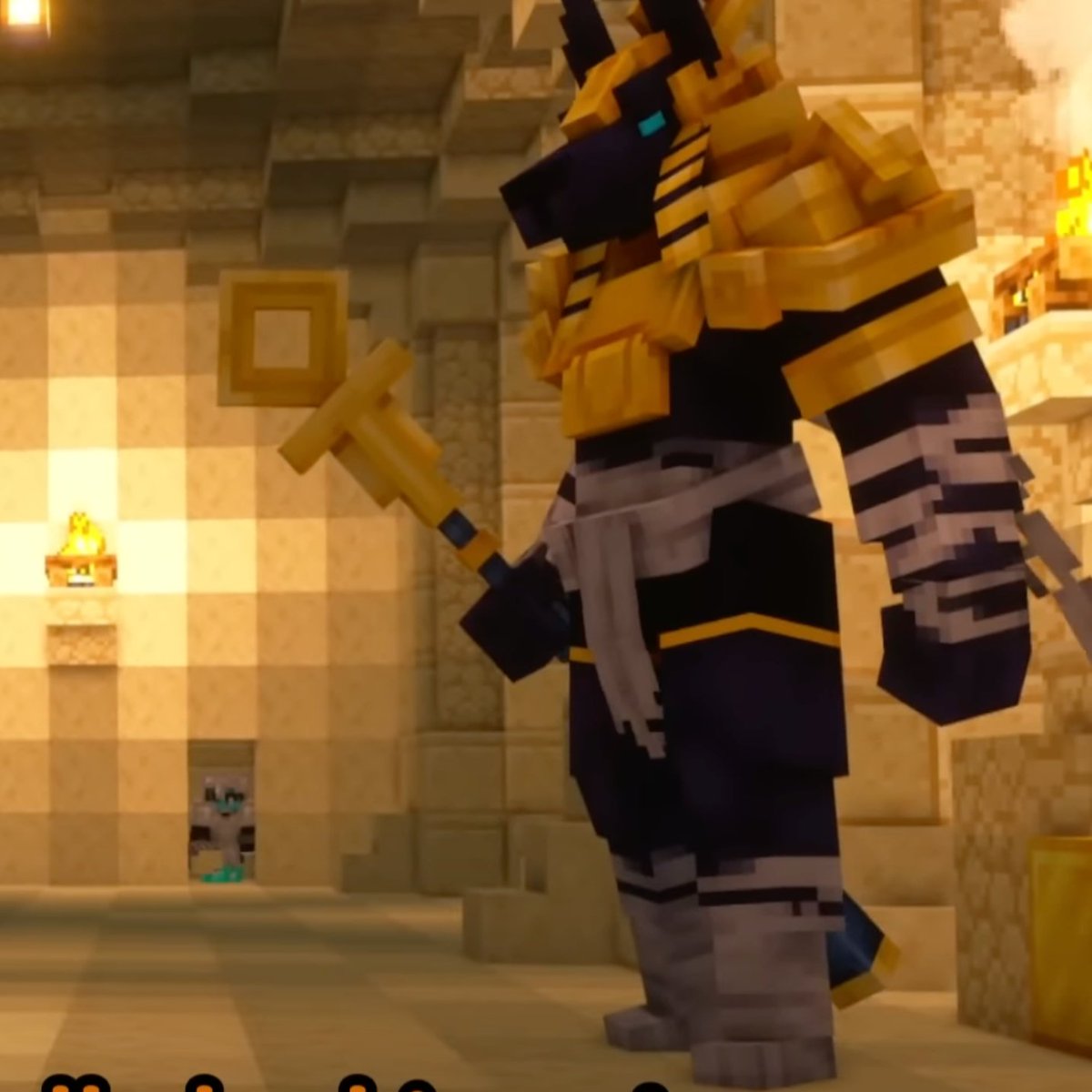 DiamondWerewolf💎🐺🔞 COMMISSIONS OPEN SOON on Twitter: "hi anubis minecraft by Little Room...hi :3c"