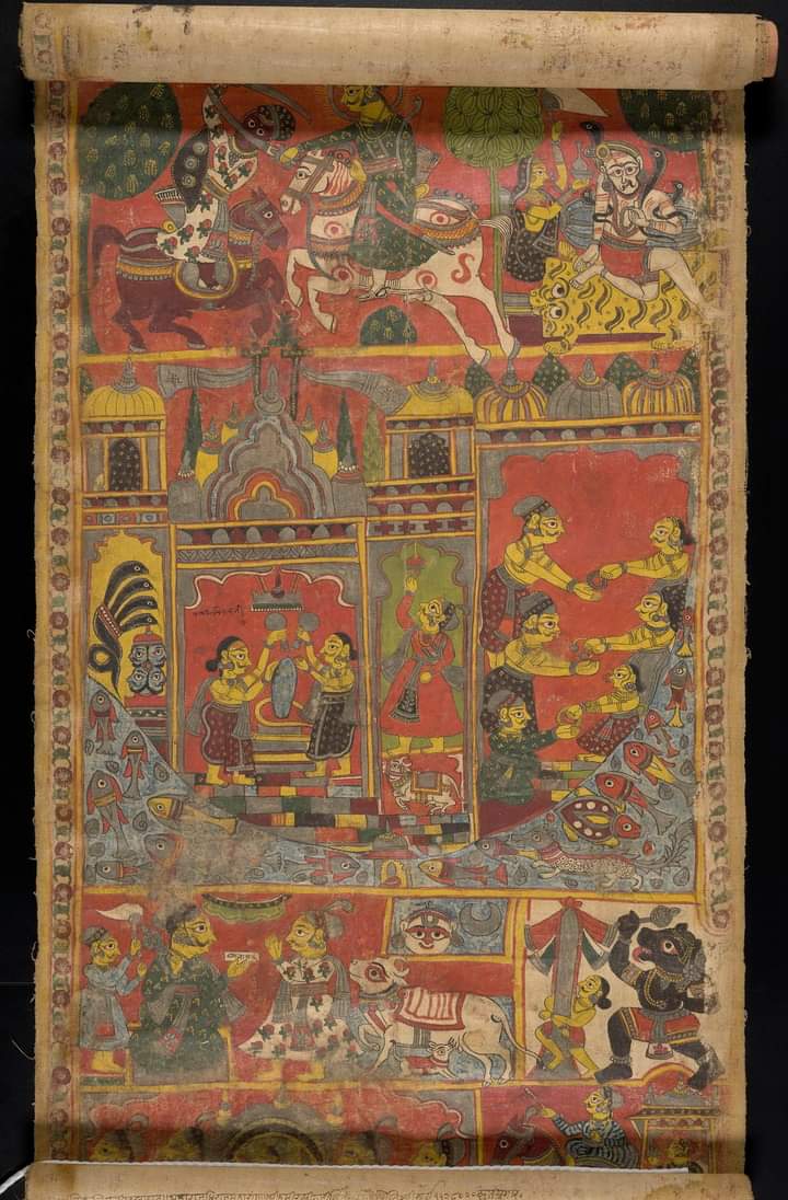 The tradition of story-telling using scrolls is an ancient one in India ...