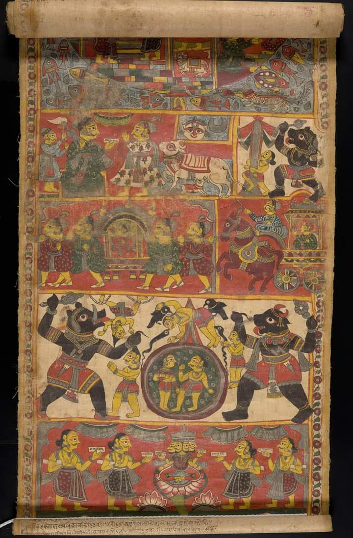The tradition of story-telling using scrolls is an ancient one in India ...