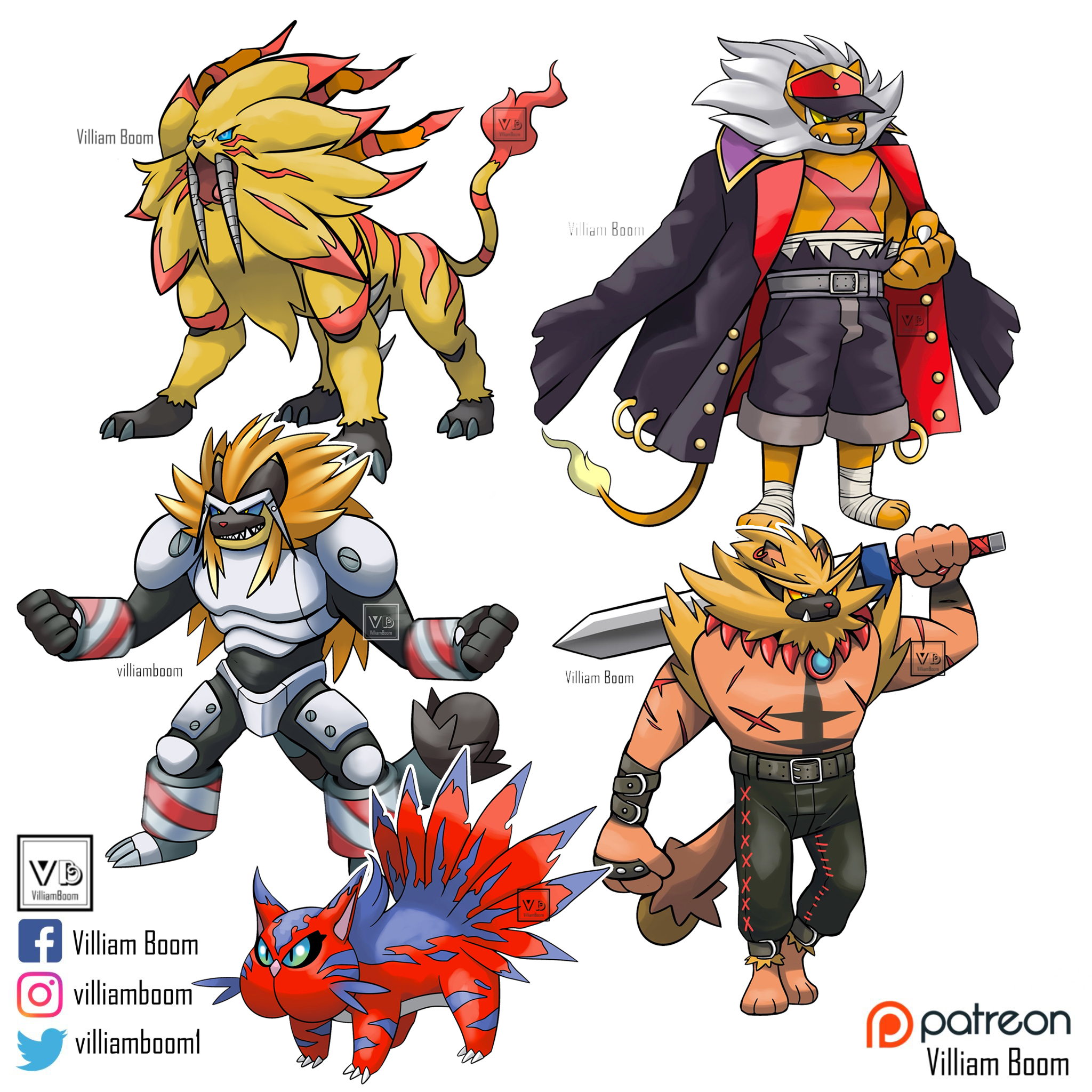 Leomon Evolution Line