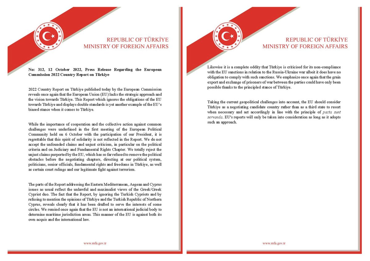 Turkish MFA on Twitter: Turkish MFA on Twitter: