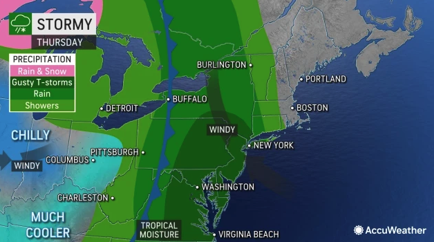 Breaking Weather By Accuweather On Twitter A Stormy Thursday Is In