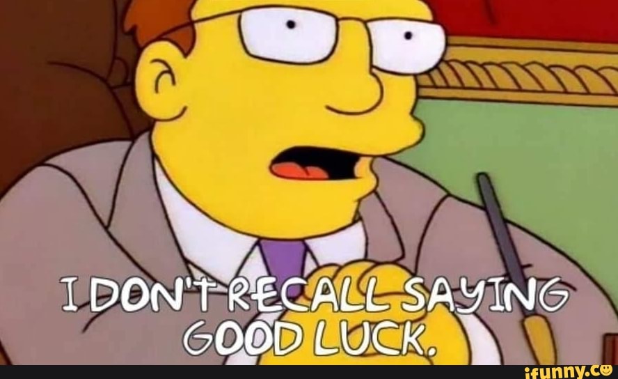 Goodbye And Good Luck Meme