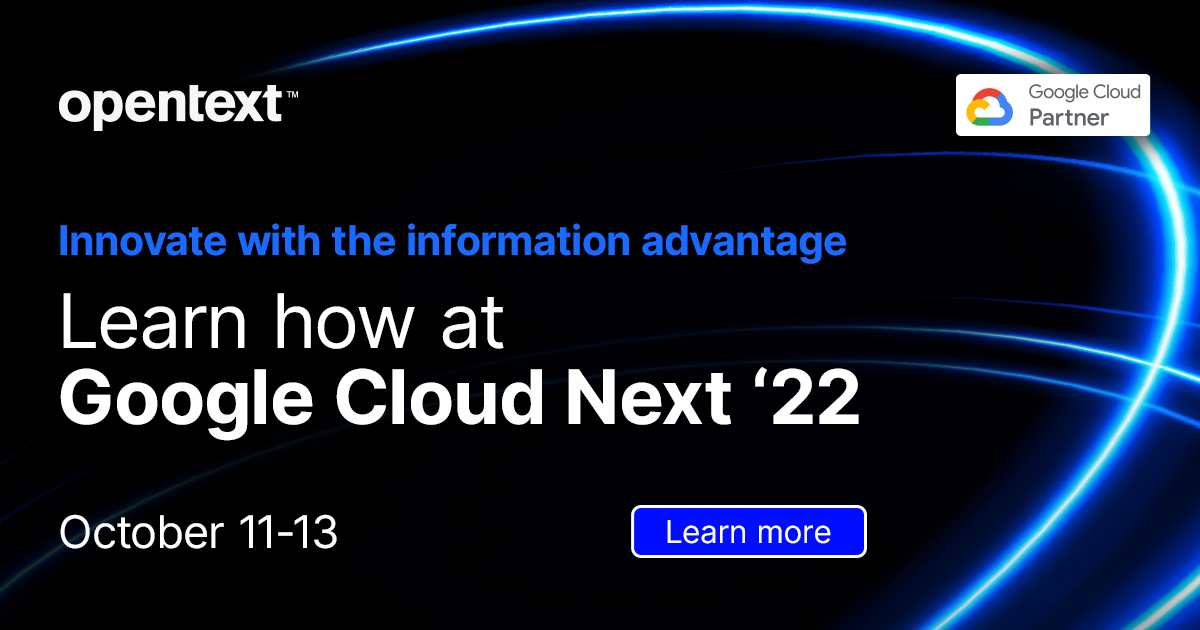 OpenText on Twitter: "Modern work demands that business processes, and the data that supports ...