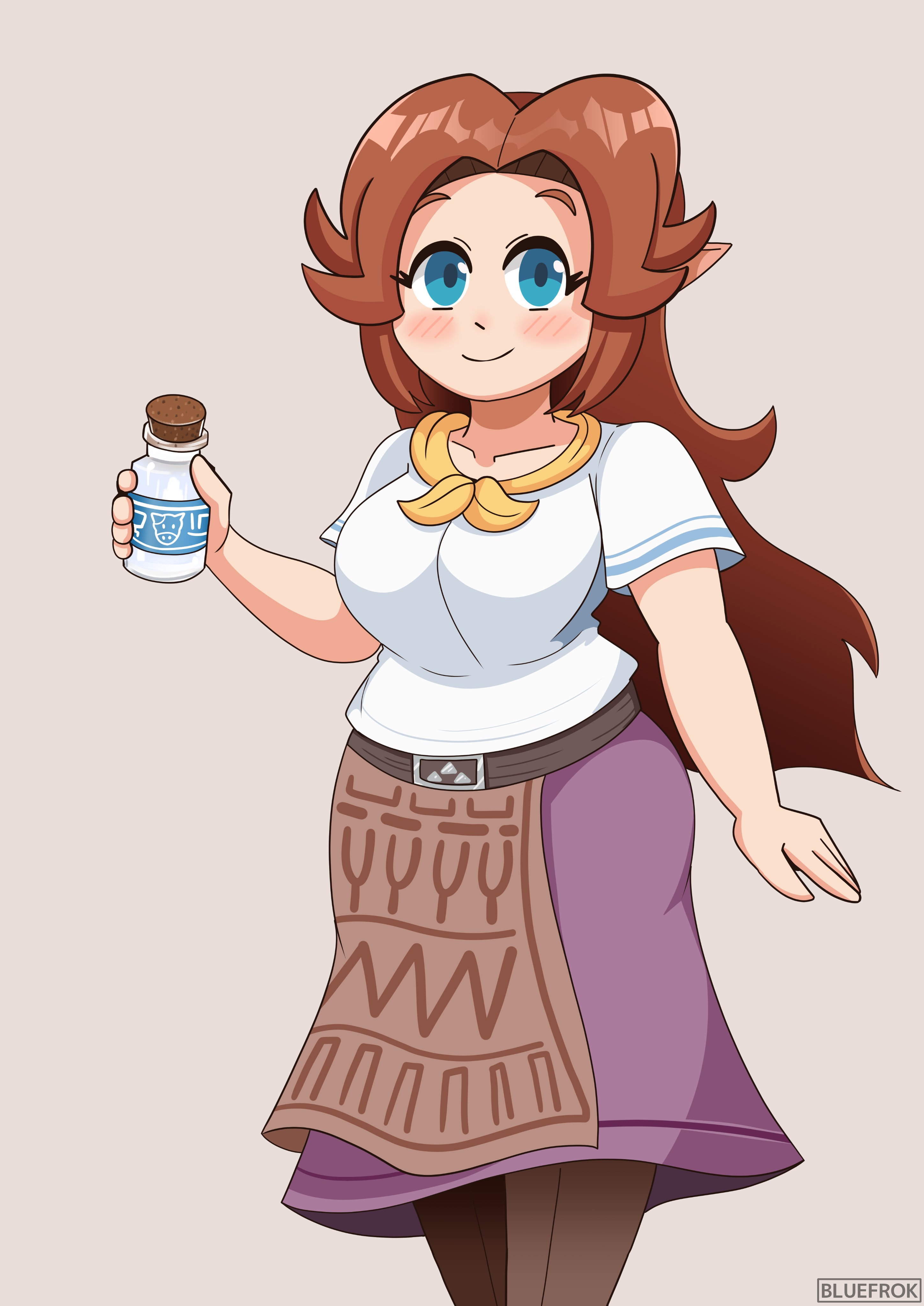 Bluefrok ☄️ on Twitter: "Malon (The Legend of Zelda) https://t.co/glIN44S01M" / Twitter