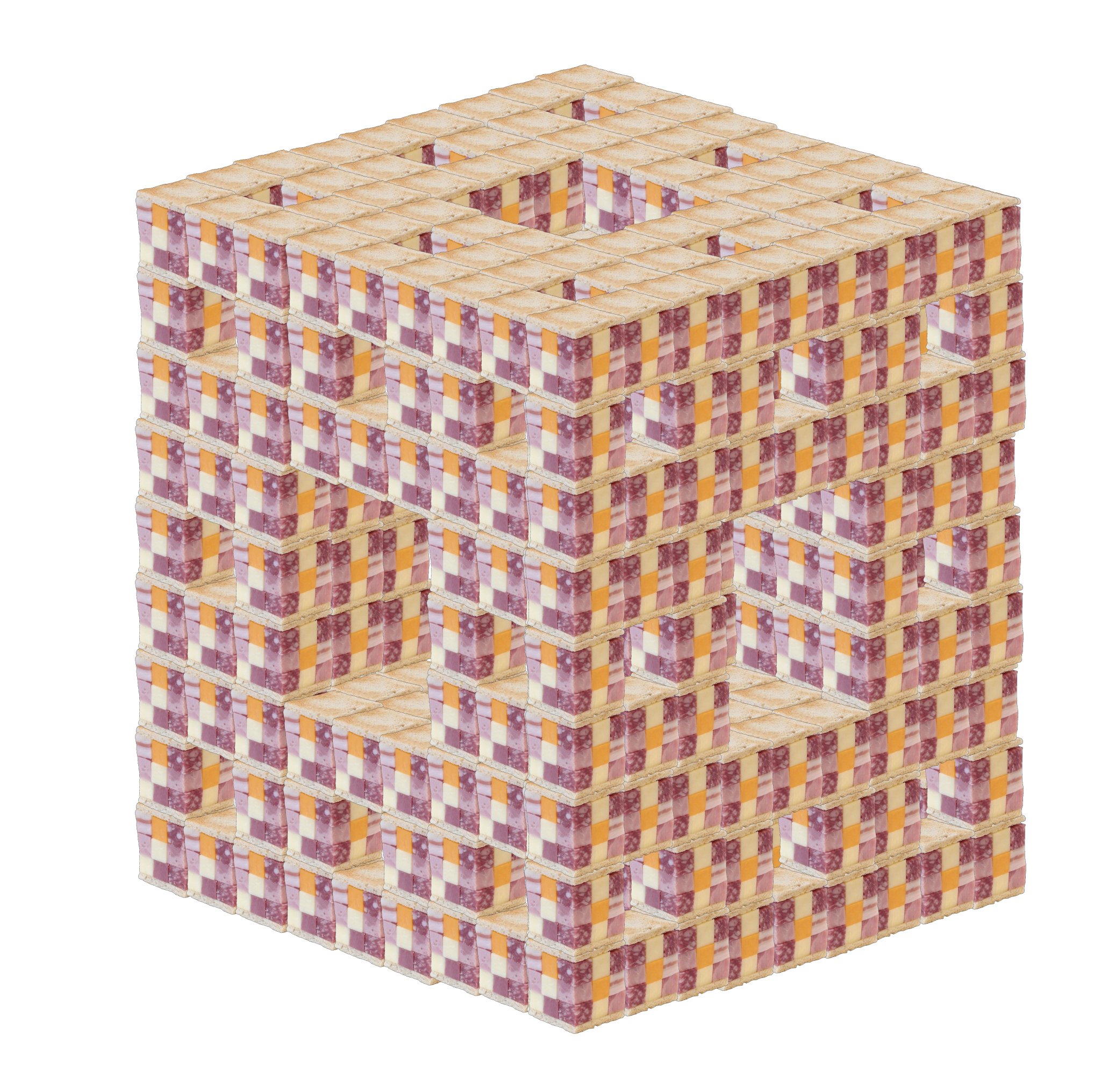 Anna on Twitter: "@dox_gay Menger sponge charcuberie https://t.co/XYIRb6LBGN" / Twitter