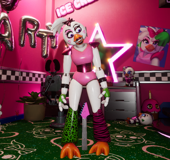 WIP of applying @\GsstudiosY retextures in security breach ^^ (I will ...
