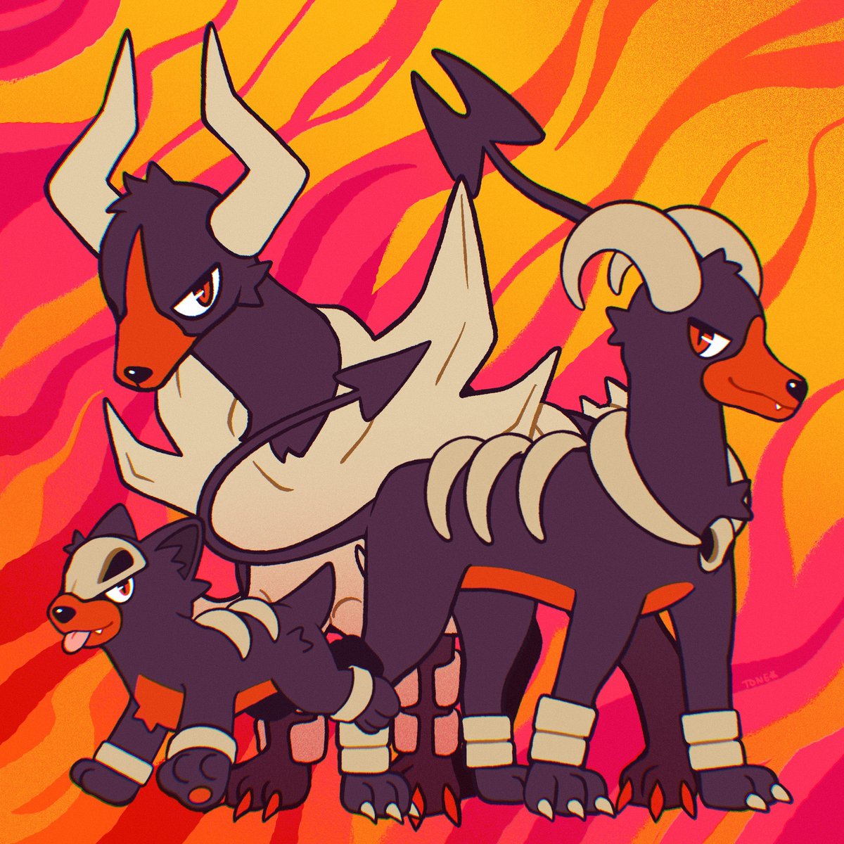 Houndour Evolution Chart