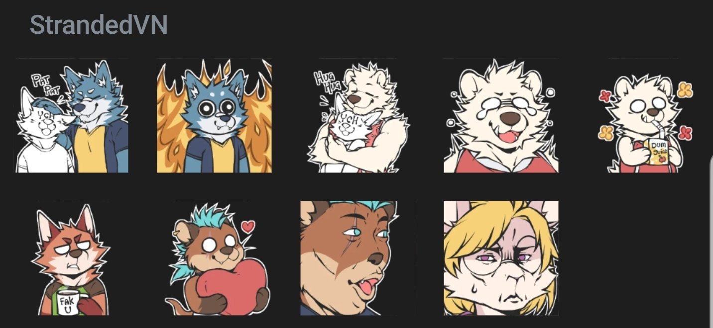 The Stray Project on Twitter: "We actually have a telegram sticker for Stranded character! Here ...