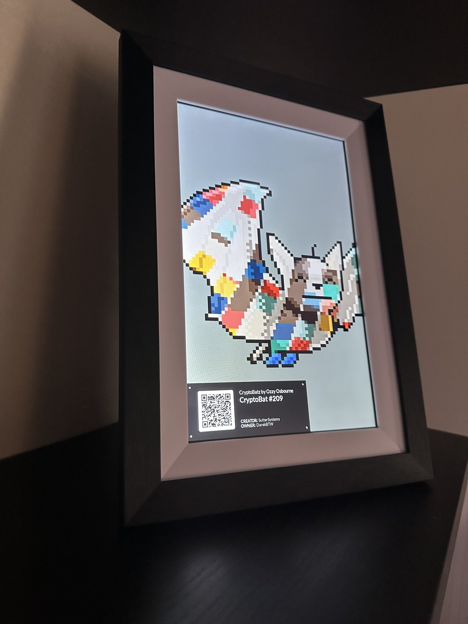 polak.eth on Twitter: "Thanks @CryptoBatzNFT for the amazing NFT frame from @TokenframeNFT ...