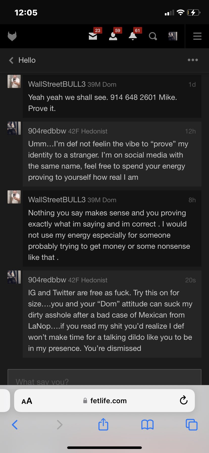 RedThunderThighz on Twitter: "Silly Cuck…don’t sell yourself to be a Dom when you have no clue ...