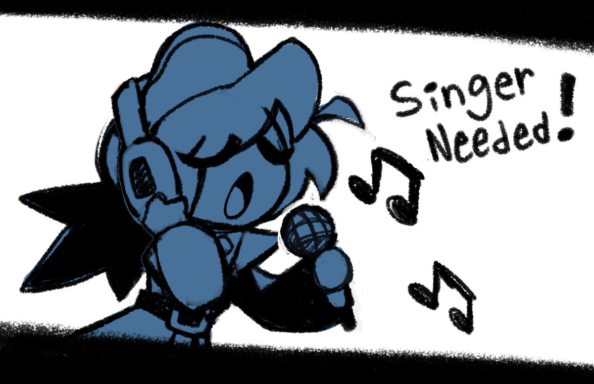「looking for a female singer for a small 」|Figburnの漫画