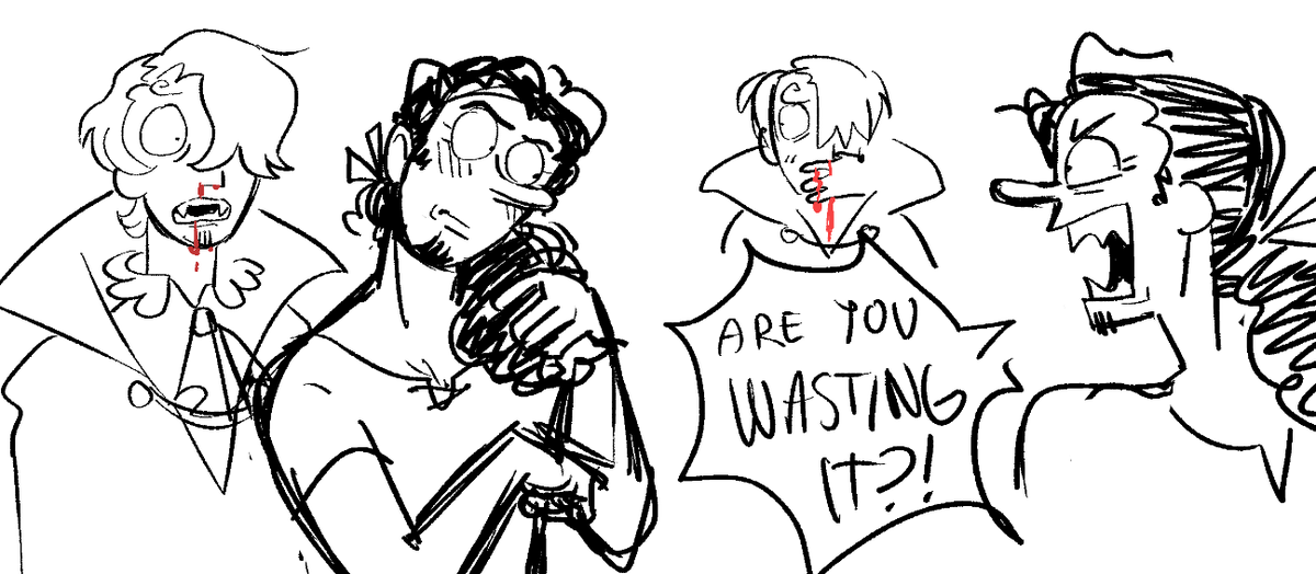 「Sanuso vampire au. the cliche of all cli」|bell 🌻 @ dressrosaの漫画