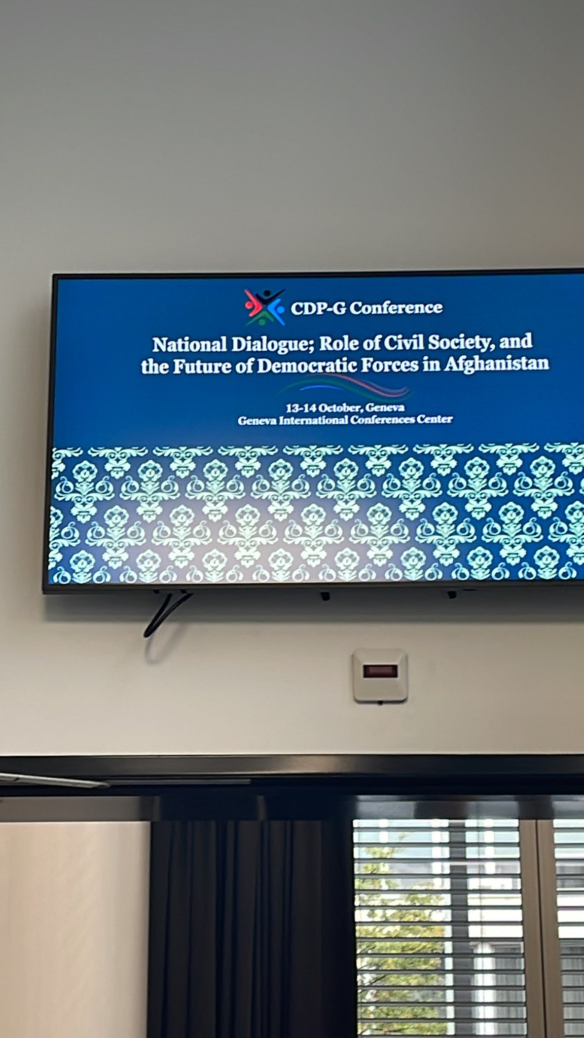Center for Dialogue&Progress-Geneva (CDP-G) on Twitter: "Our conference started with the opening ...