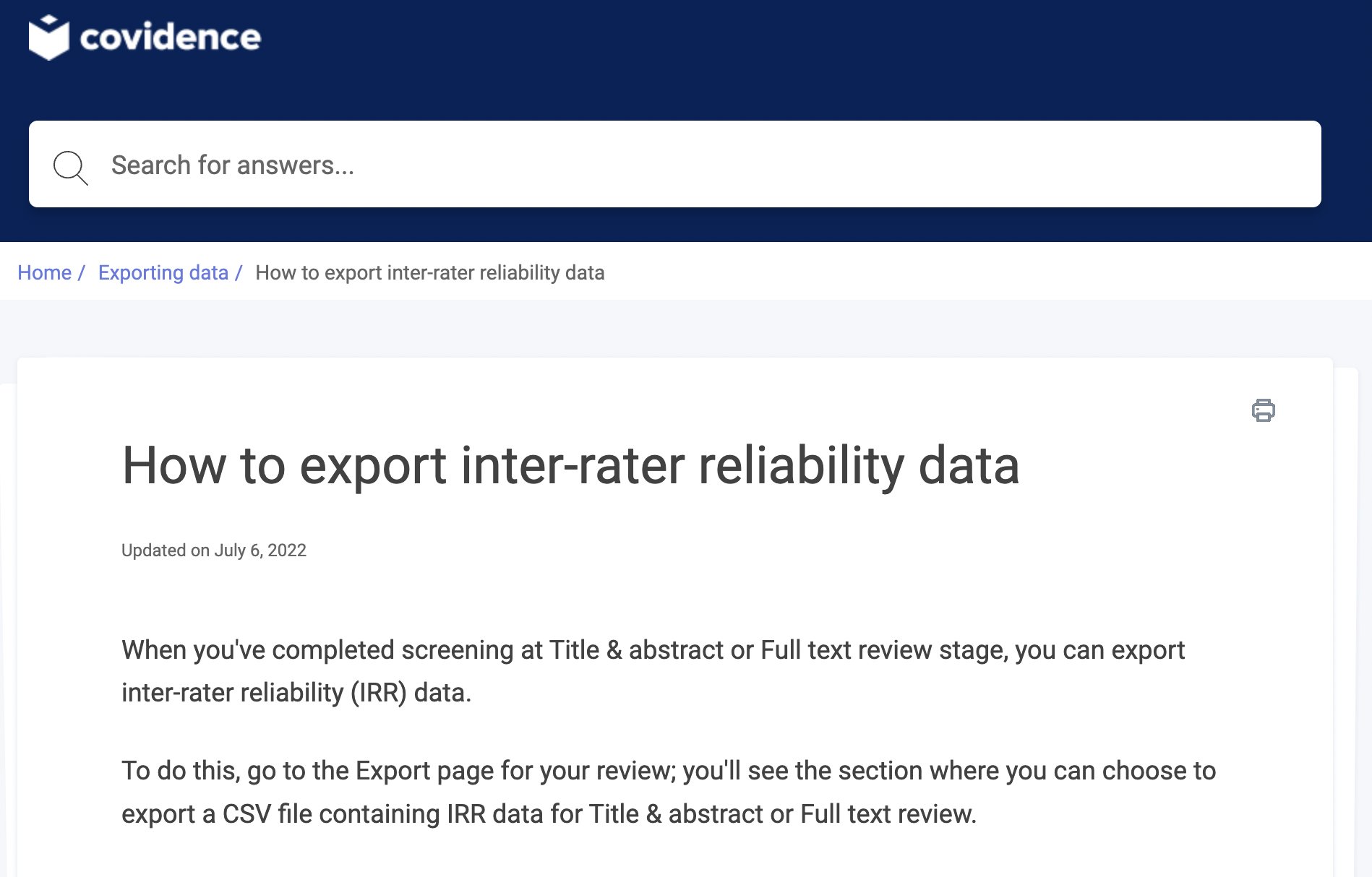 Covidence on Twitter: "🙌 Calculate Cohen's Kappa and export inter-rater reliability data quickly ...