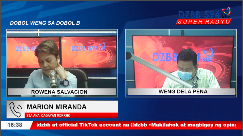 DZBB Super Radyo on Twitter: "LIVE sa dzBB: Marion Miranda, Sta Ana, Cagayan MDRRMO kaugnay sa ...