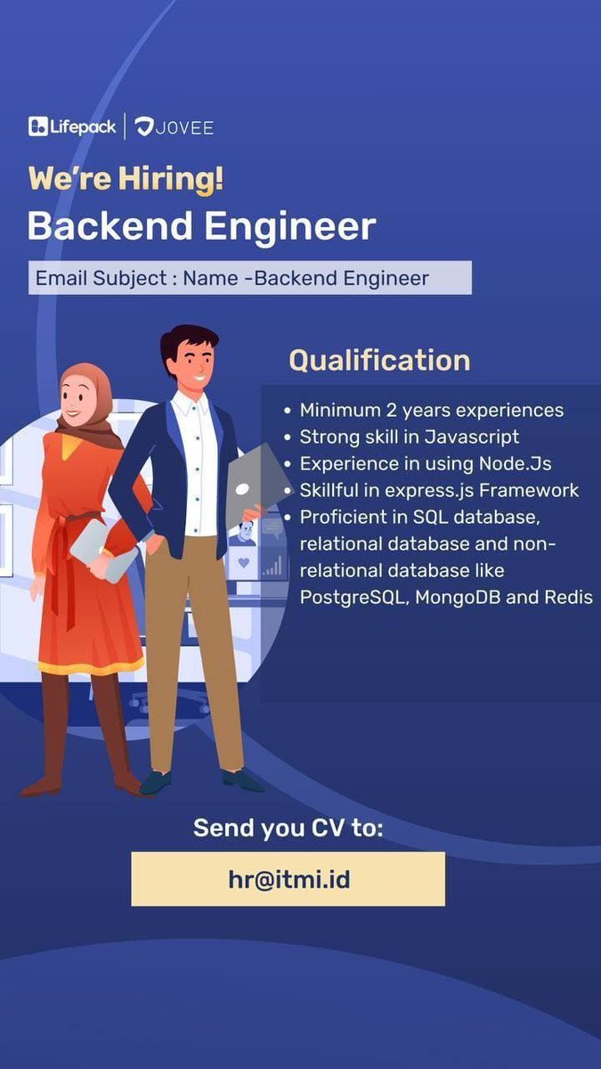 Biro Sumber Daya Manusia (BSDM) on Twitter: "RT @info_loker_it: Lifepack is looking for Data ...