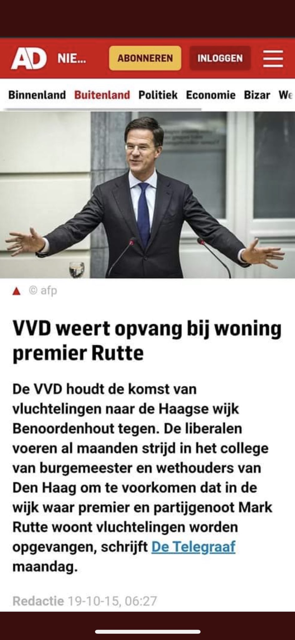 Geert Wilders on Twitter: "Sinds Rutte premier is plempt hij Nederland vol met AZC’s en ...