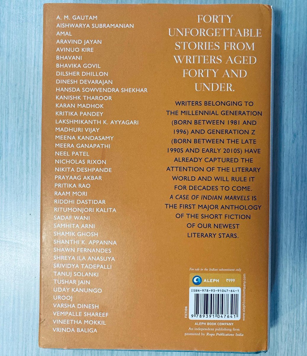 .@AlephBookCo's book 'A Case of Indian Marvels: Dazzling Stories from the Country’s Finest New ...