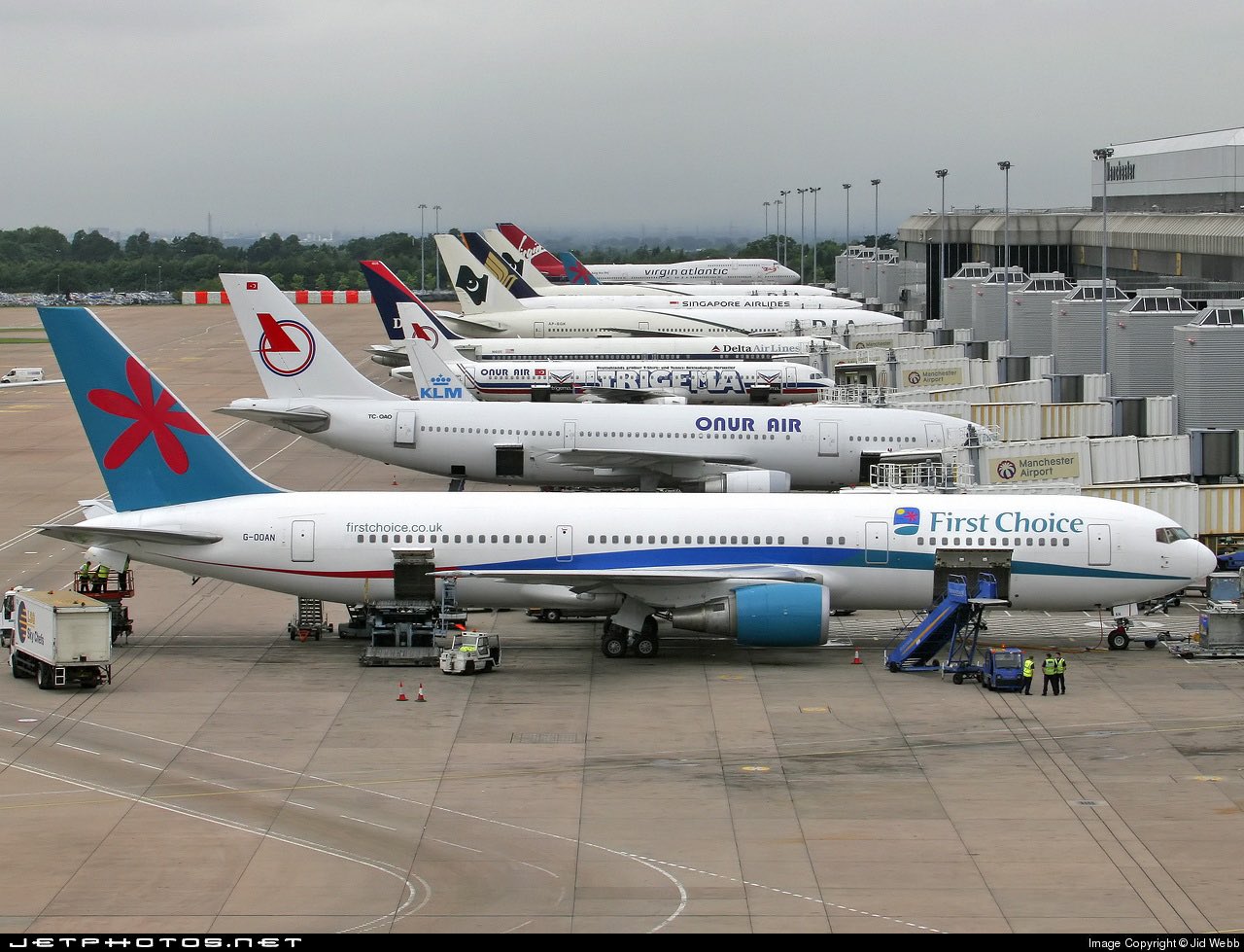 Planes…..and classics on Twitter: "A First Choice Airways B767-300 and others seen here in this ...