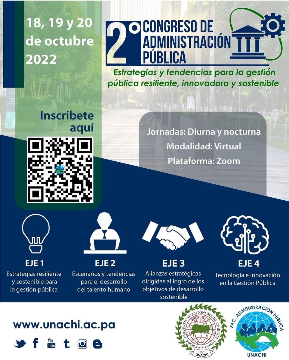 Unachi On Twitter La Facultad De Administración Pública Invita Al Ii