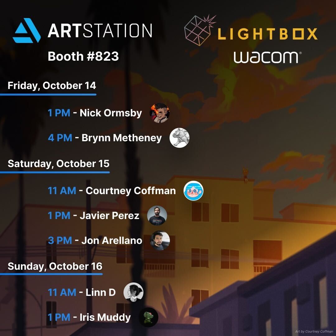 ArtStation.com on Twitter: "Find us @LightBoxExpo this weekend at booth #823 🎨 A talented group ...