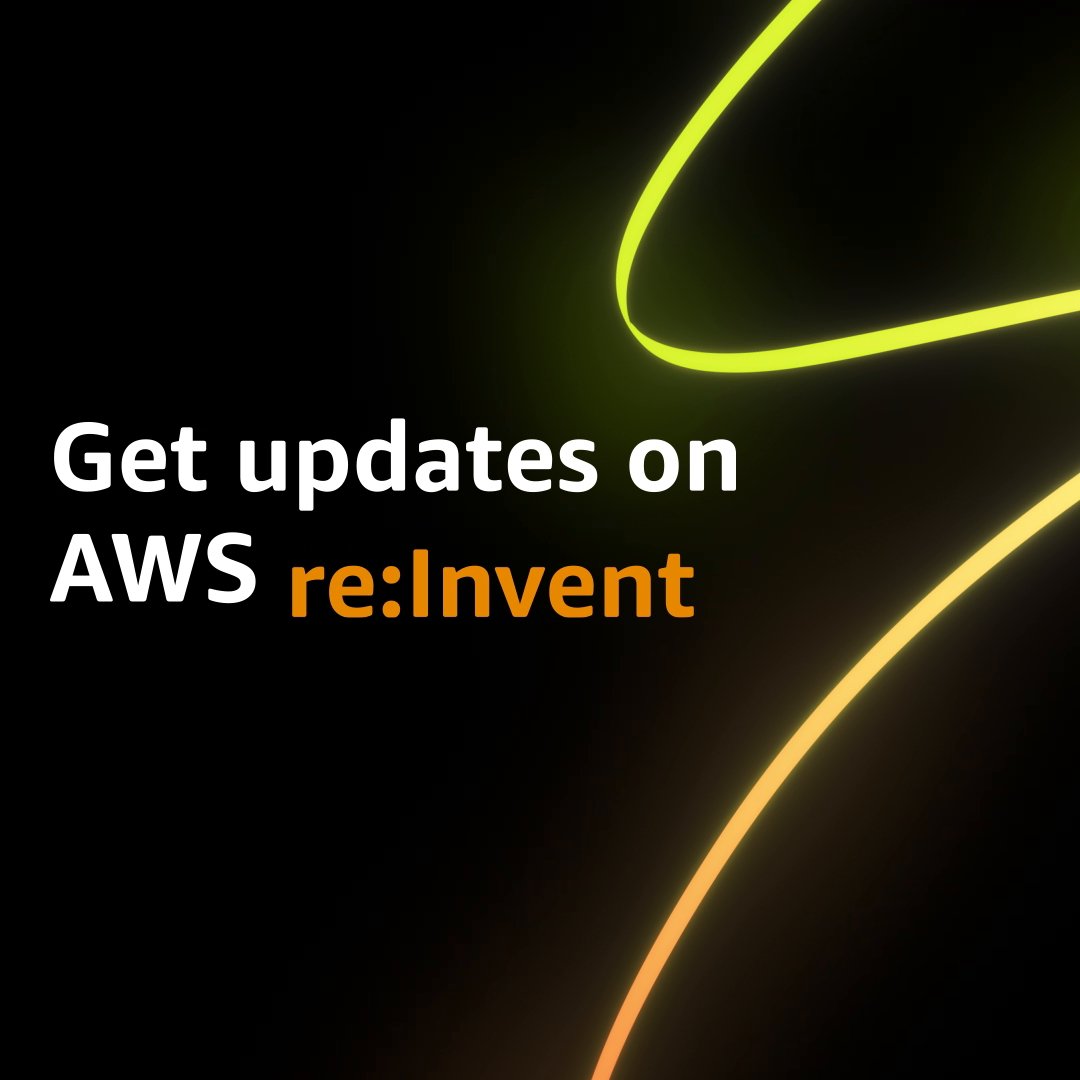AWS re:Invent (@AWSreInvent) / Twitter