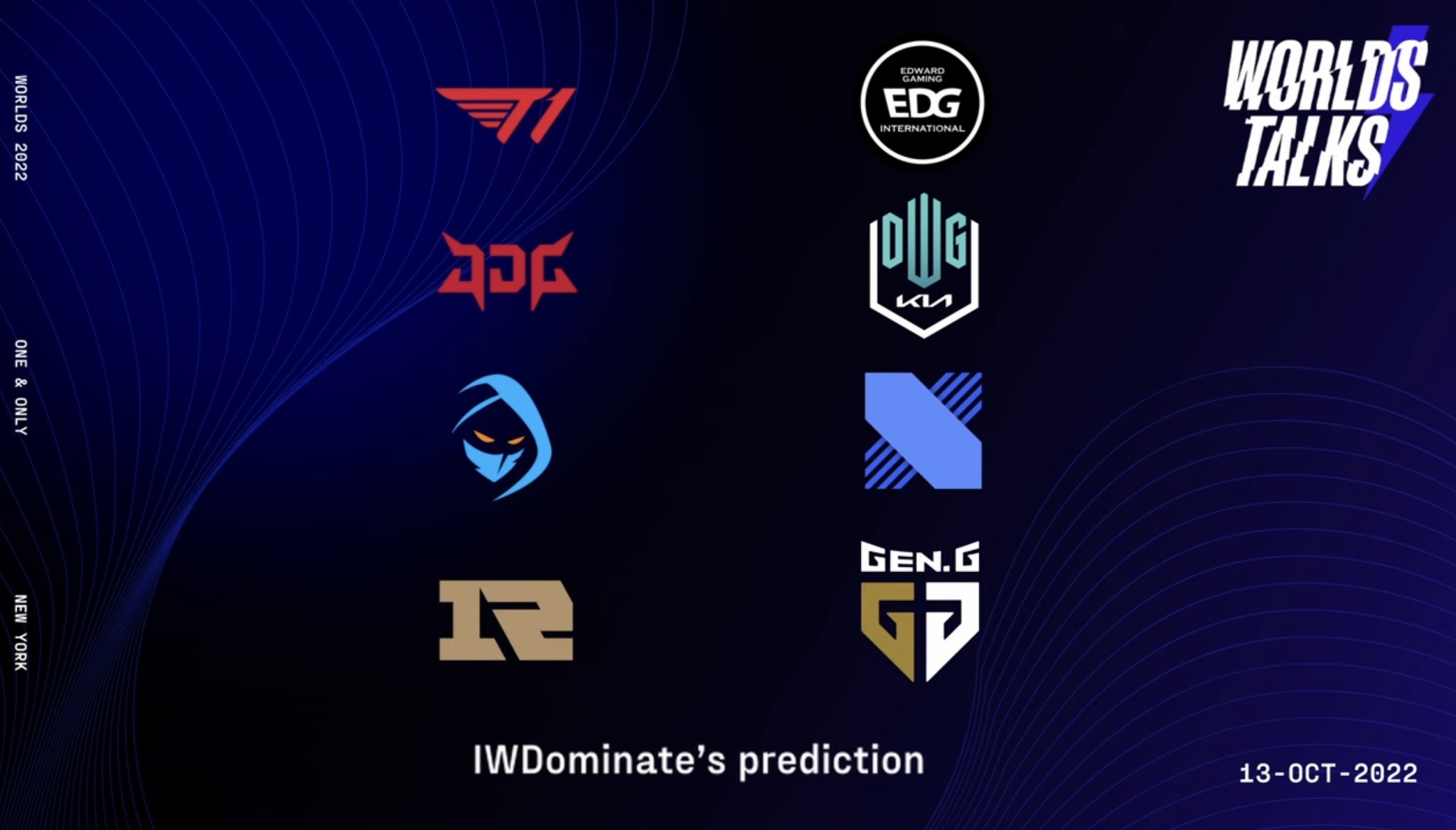 LPL Fanclub on Twitter: ".@IWDominate and @nelson_sng 's prediction on the group stage qualified ...