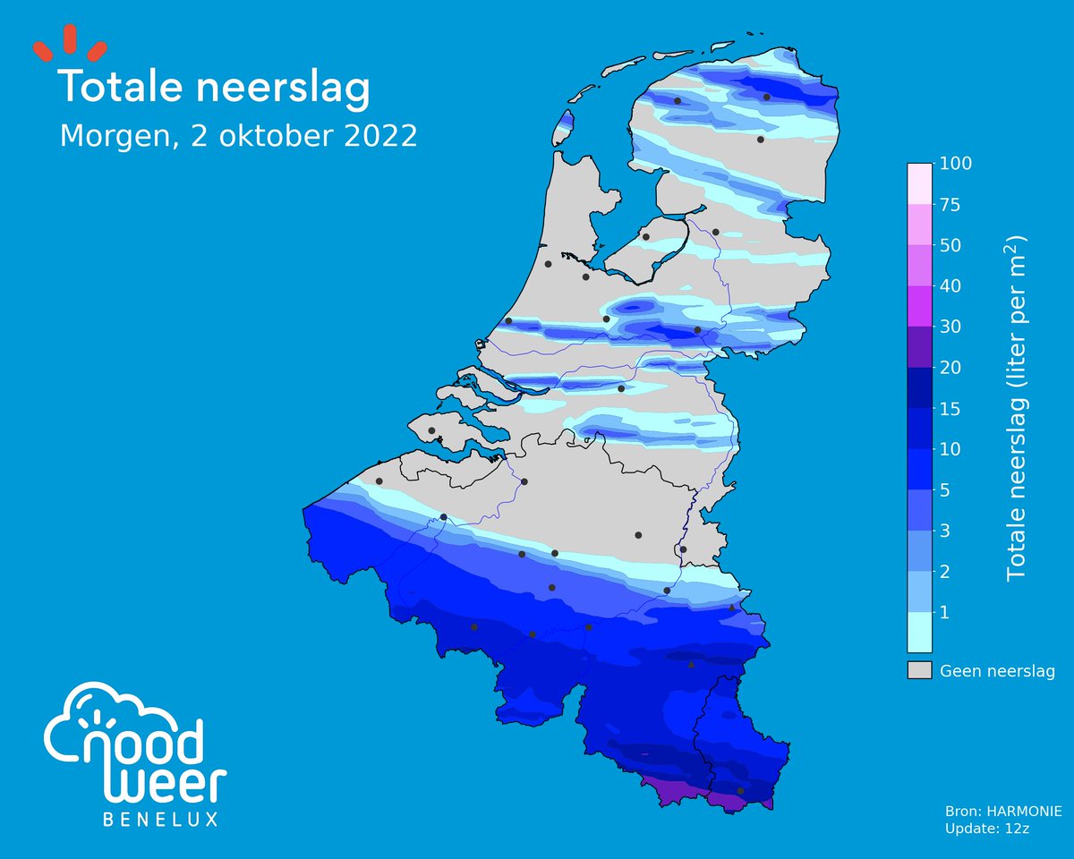 NoodweerBenelux on Twitter: "Goedenavond! Vanavond en vannacht neemt de bewolking aan de Franse ...