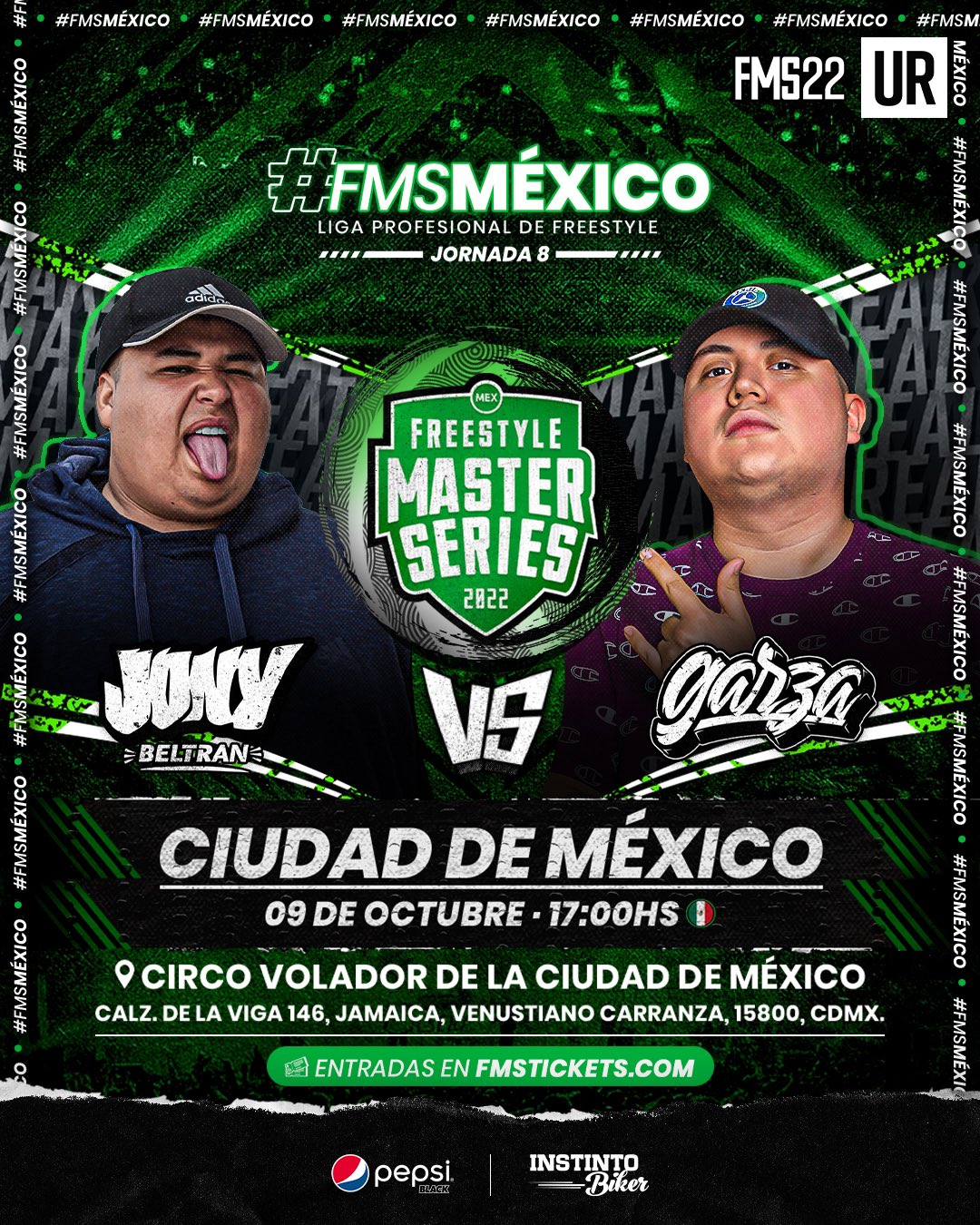 Info Freestyle on Twitter: "¡Jornada 8 - FMS México 🇲🇽! ¡Enfrentamiento 5 de 6! - Confirmado ️ ...