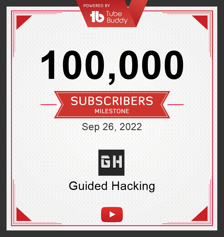 GuidedHacking on Twitter: "It took 13 years but we finally did it! Special Thank You to those ...
