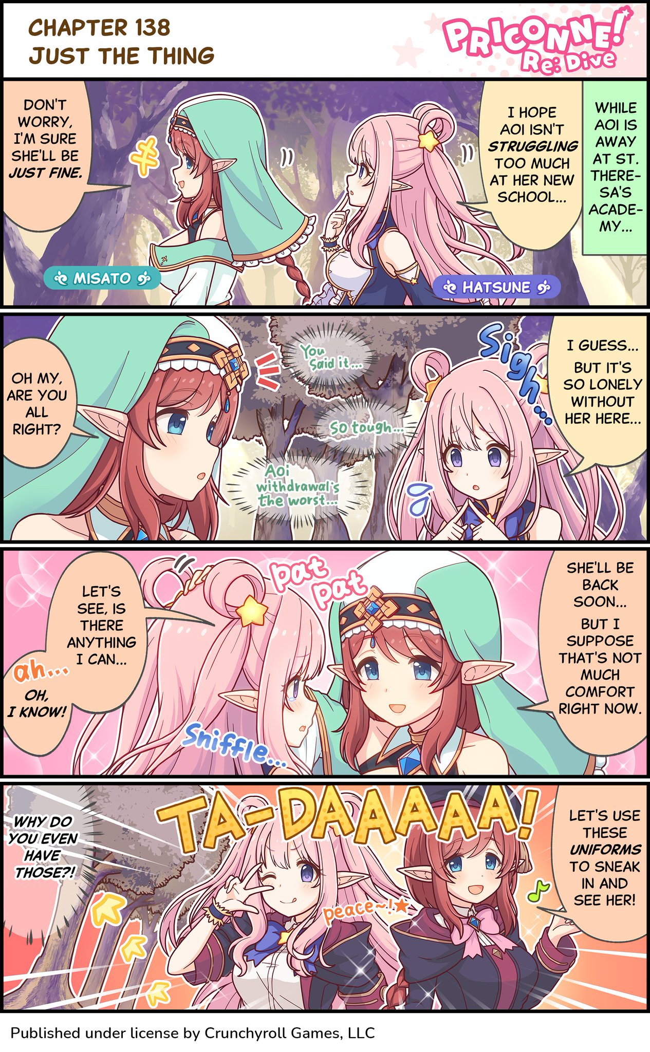 Princess Connect! Re: Dive on Twitter: "PriConne! Re: Dive Manga Ch 138: Just The Thing Always ...