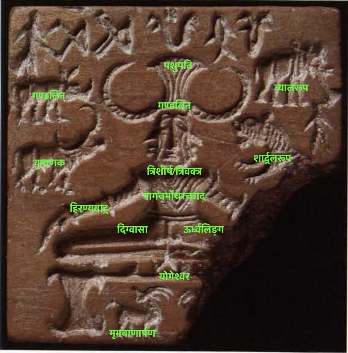 Mohenjodaro seal M-304 is essentially Shiva from Ch 284 of Santi Parva ...
