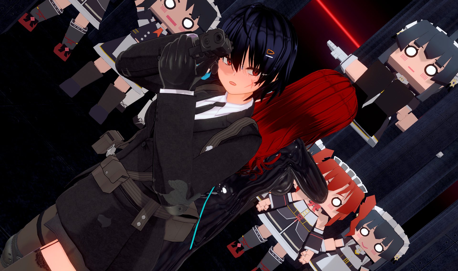 抹茶 on Twitter: "謎のロボ軍団に包囲される二人 #COM3D2 https://t.co/ZVocvMPgGp" / Twitter