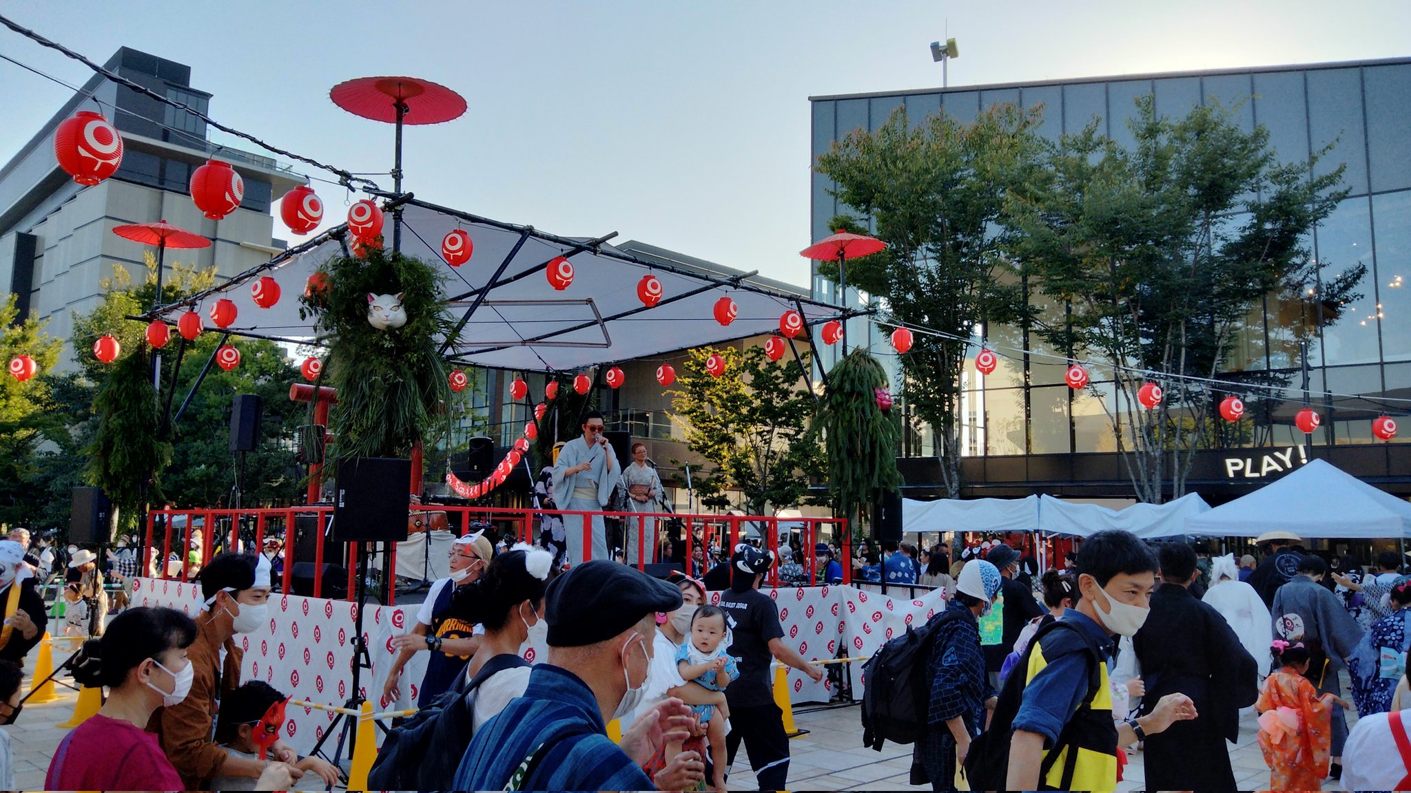 aki on Twitter: "アゲファーレからの妖怪盆踊り♪ #妖怪盆踊り https://t.co/JisBLAsuF1" / Twitter