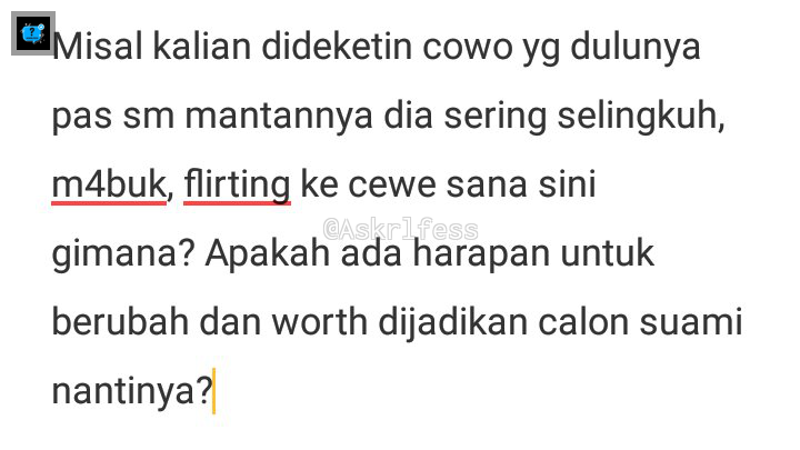 Askrlfess on Twitter: "Gimana? [Askrl] https://t.co/q61di14WUj" / Twitter