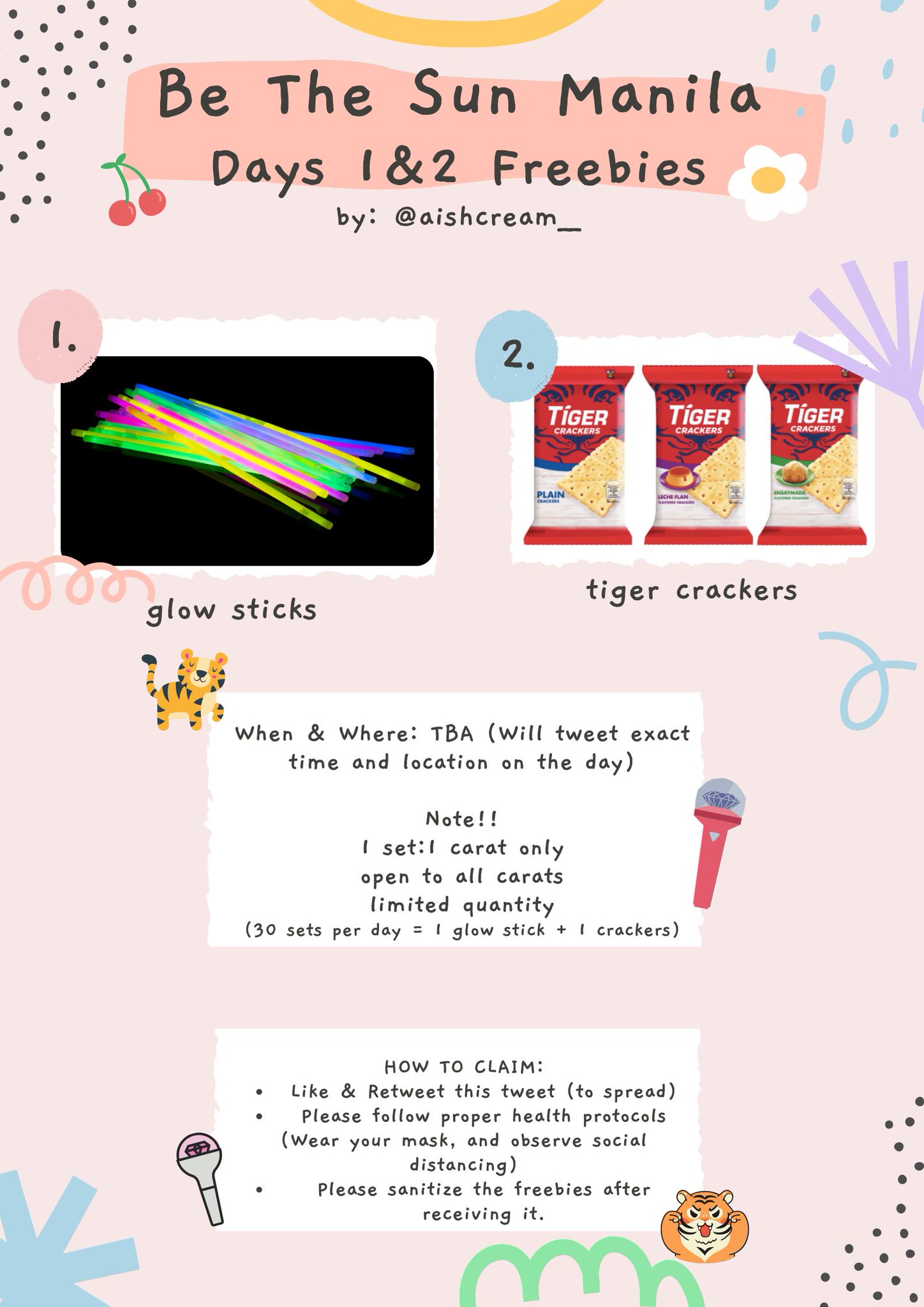 렌 on Twitter: "Be The Sun Manila Freebies! ఇ ‿ ఇ Will be giving away ...