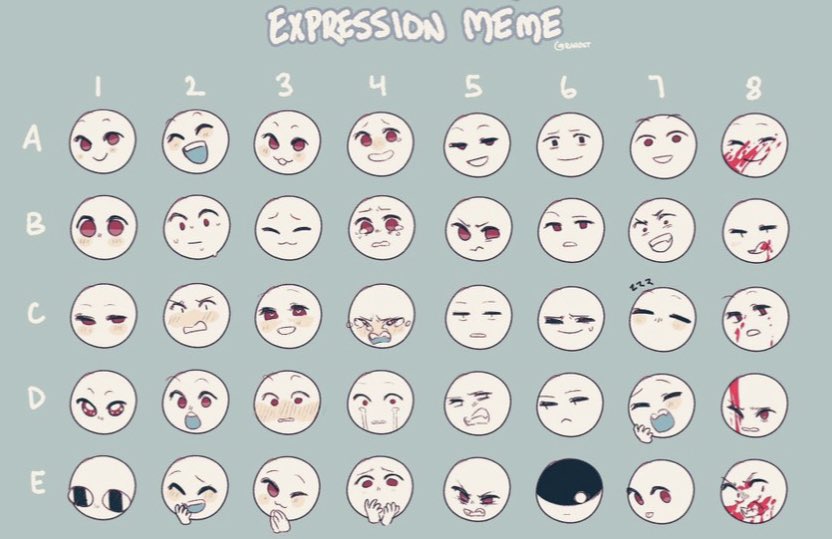 nozu on Twitter: "Wawawwwawa practicing expressions drop ur ocs bellow and the number 🛐 https ...