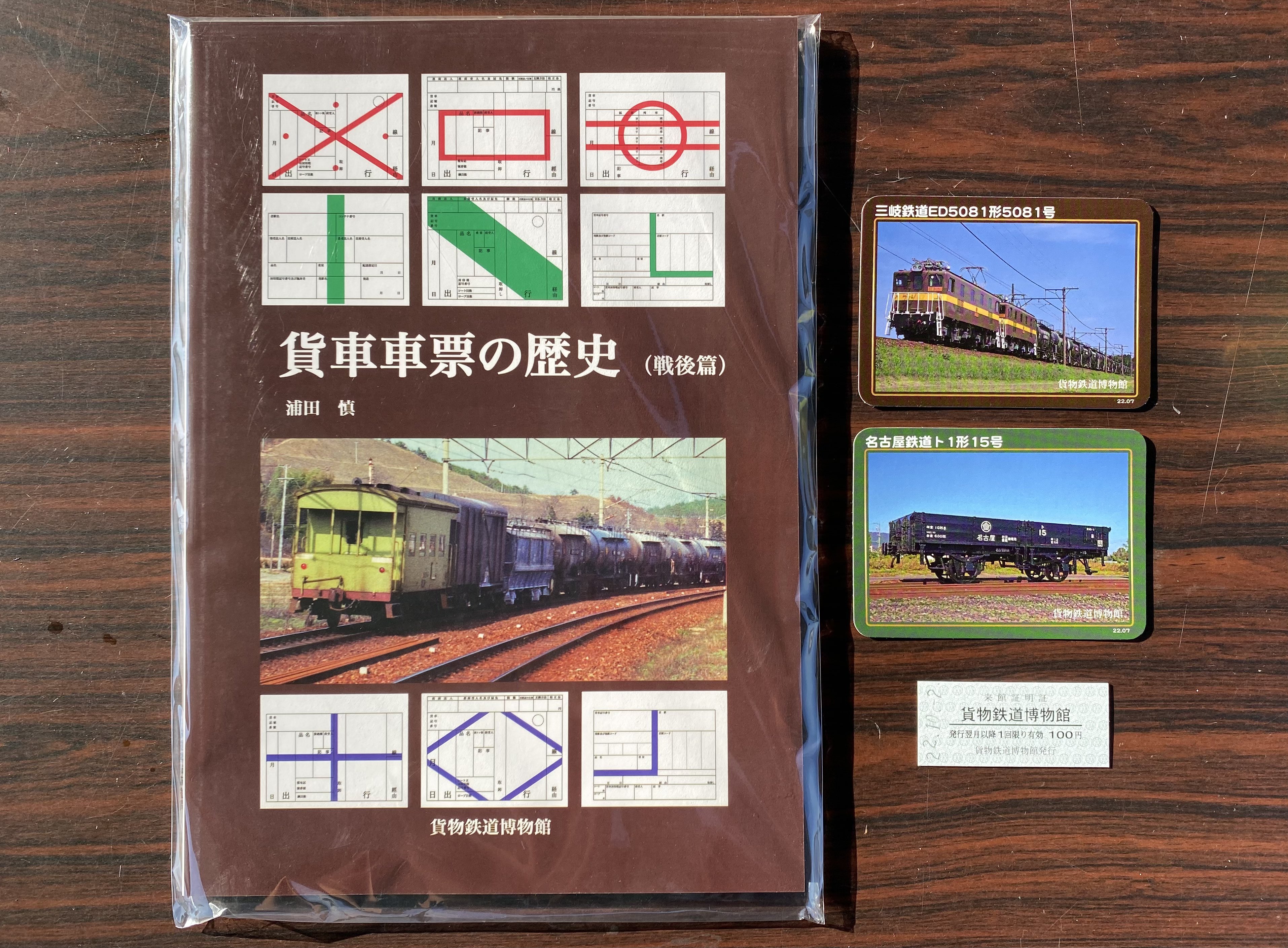 貨物鉄道博物館【公式】 on Twitter: "@Exp_yuttan ご来館ありがとうございました！ グッズのお買い上げもありがとうございます！ 貨車の荷物・行先で大変重要な「車票 ...
