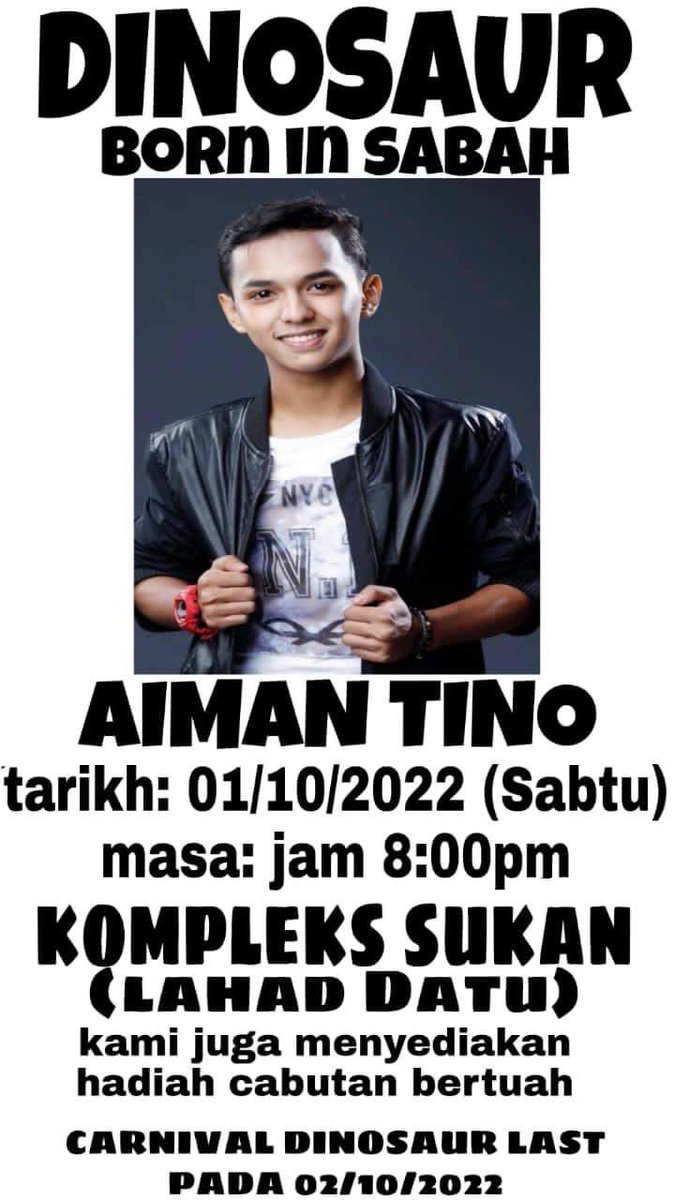 Amran Fans on Twitter: "Dah tahun 2022 dah kot. Tak kan lah dekat Sabah tu tak ada graphic ...