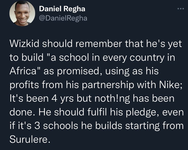 Instablog9ja on Twitter: "Daniel Regha grabs Wizkid by the tennis over unfulfilled promises ...