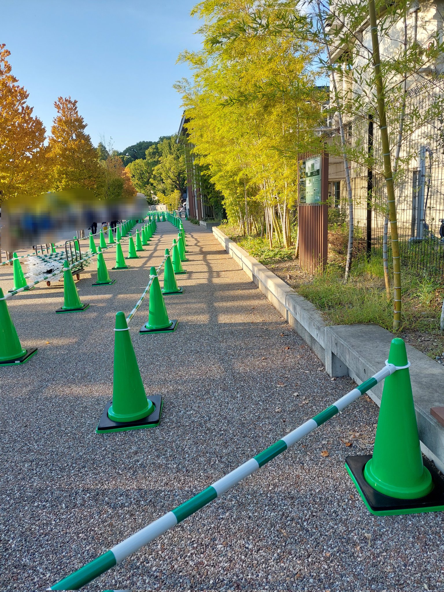 中川美帆 Miho Nakagawa on Twitter: "池之端門から入りパンダたちを観覧後、弁天門に向かうと、10月4日以降に使うシンシャオレイ観覧待機列の仕切りがコインロッカー手前 ...